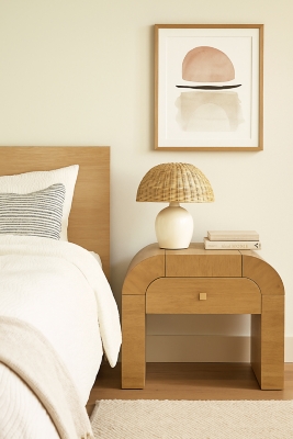 Click here for TOV Furniture Hump 26 1 Drawer Nightstand  Natural prices