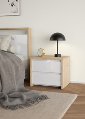 Click here for Tvilum Next 20 2 Drawer Nightstand  Jackson Hickor... prices