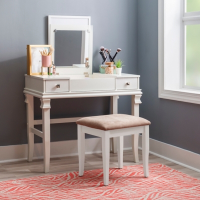 Linon Angela Vanity Set | Ashley