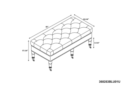 Clea 50 Inch Bench | Ashley