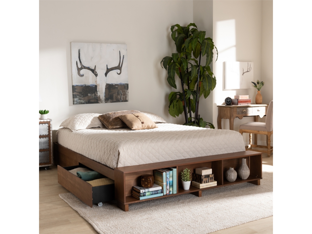 Ashley Wooden Platform Bed EB1810112 In By Ashley Furniture In Hudson,