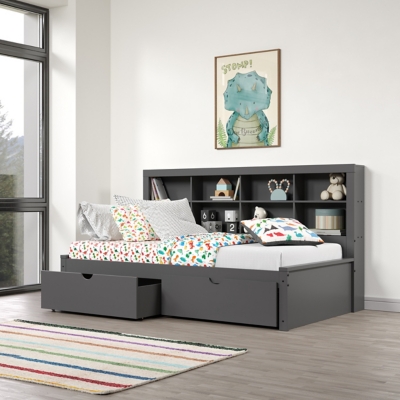 Click here for Donco Kids Bookcase Twin Daybed with Dual Underbed... prices