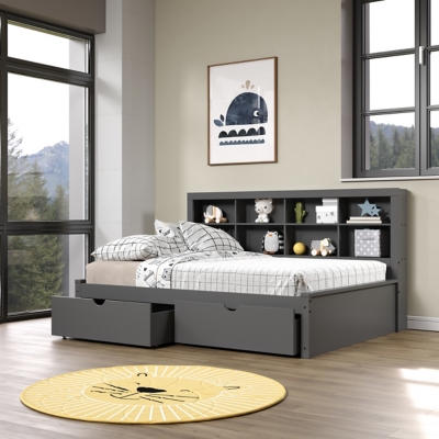 Click here for Donco Kids Bookcase Full Daybed with Dual Underbed... prices