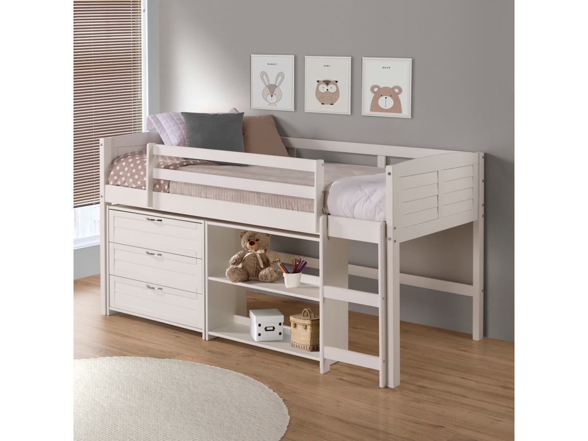 Louver low loft bed store