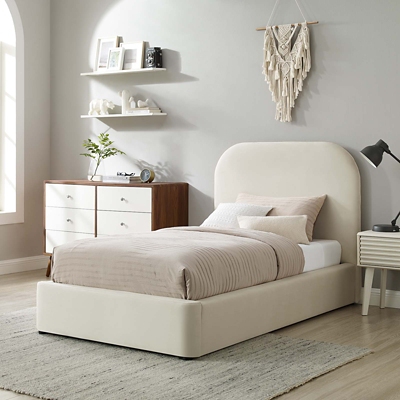 Click here for Keynote Performance Velvet Curved Twin Platform Be... prices