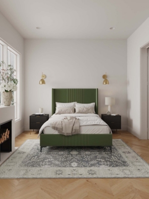 Click here for Manhattan Comfort Promenade Full Wingback Bed  Mos... prices