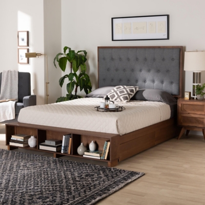 Click here for Baxton Studio Jalie King Panel Platform Storage Be... prices