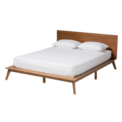 Baxton Studio Wheatley Queen Panel Platform Bed | Ashley