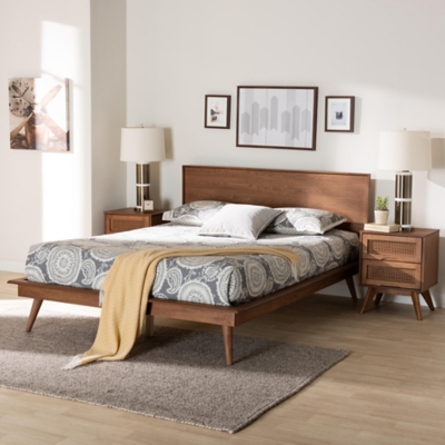 Click here for Baxton Studio Melora King Panel Bed with 2 Nightst... prices