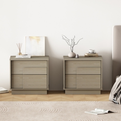 Click here for Manhattan Comfort Horizon 22 2 Drawer Nightstand (... prices