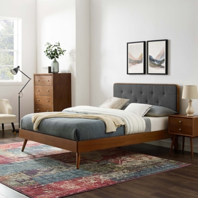 Click here for Modway Bridgette Queen Platform Bed With Splayed L... prices