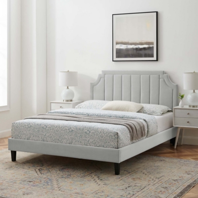 Click here for Modway Sienna Full Platform Bed  Light Gray prices