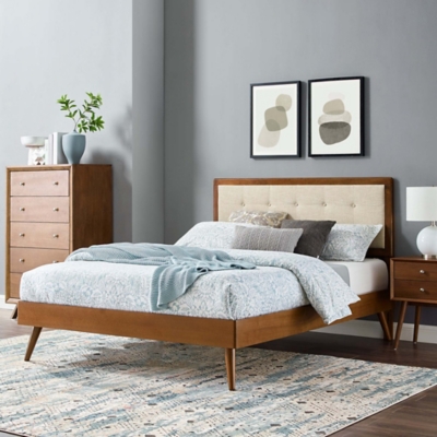 Click here for Modway Willow King Platform Bed With Splayed Legs... prices