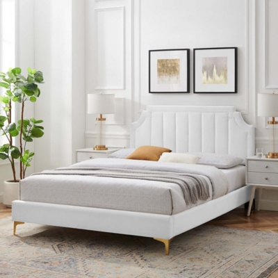 Click here for Modway Sienna Queen Platform Bed  White prices