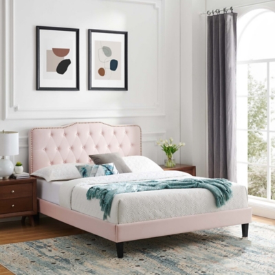 Click here for Modway Amber Twin Platform Bed  Pink prices