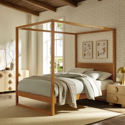 Click here for Modway Alva Queen Platform Bed  Oak prices