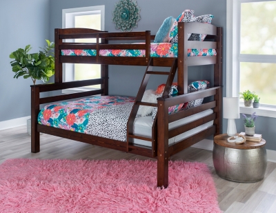 Click here for Linon Cale Twin Over Full Bunk Bed  Espresso prices