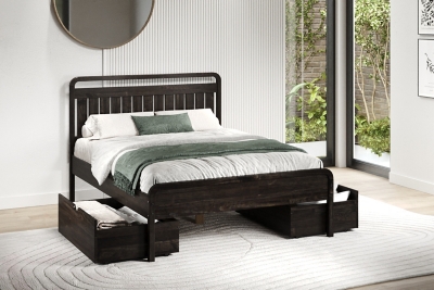 Click here for Donco Trading Round Over Full Platform Bed with 2... prices