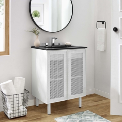 Click here for Modway Calla 25 Bathroom Vanity  Black/White prices