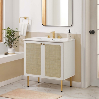 Click here for Modway Chaucer 30 Bathroom Vanity  White prices