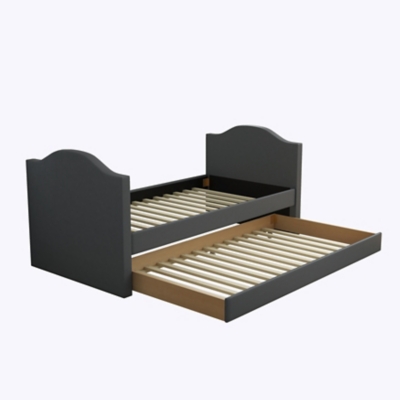 Boyd Sleep Paizlee Upholstered Faux Leather Daybed with Trundle | Ashley