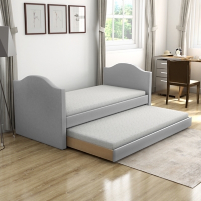 Boyd Sleep Paizlee Upholstered Faux Leather Daybed with Trundle | Ashley