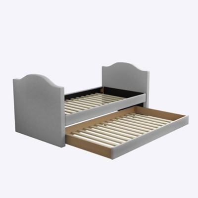 Boyd Sleep Paizlee Upholstered Faux Leather Daybed with Trundle | Ashley