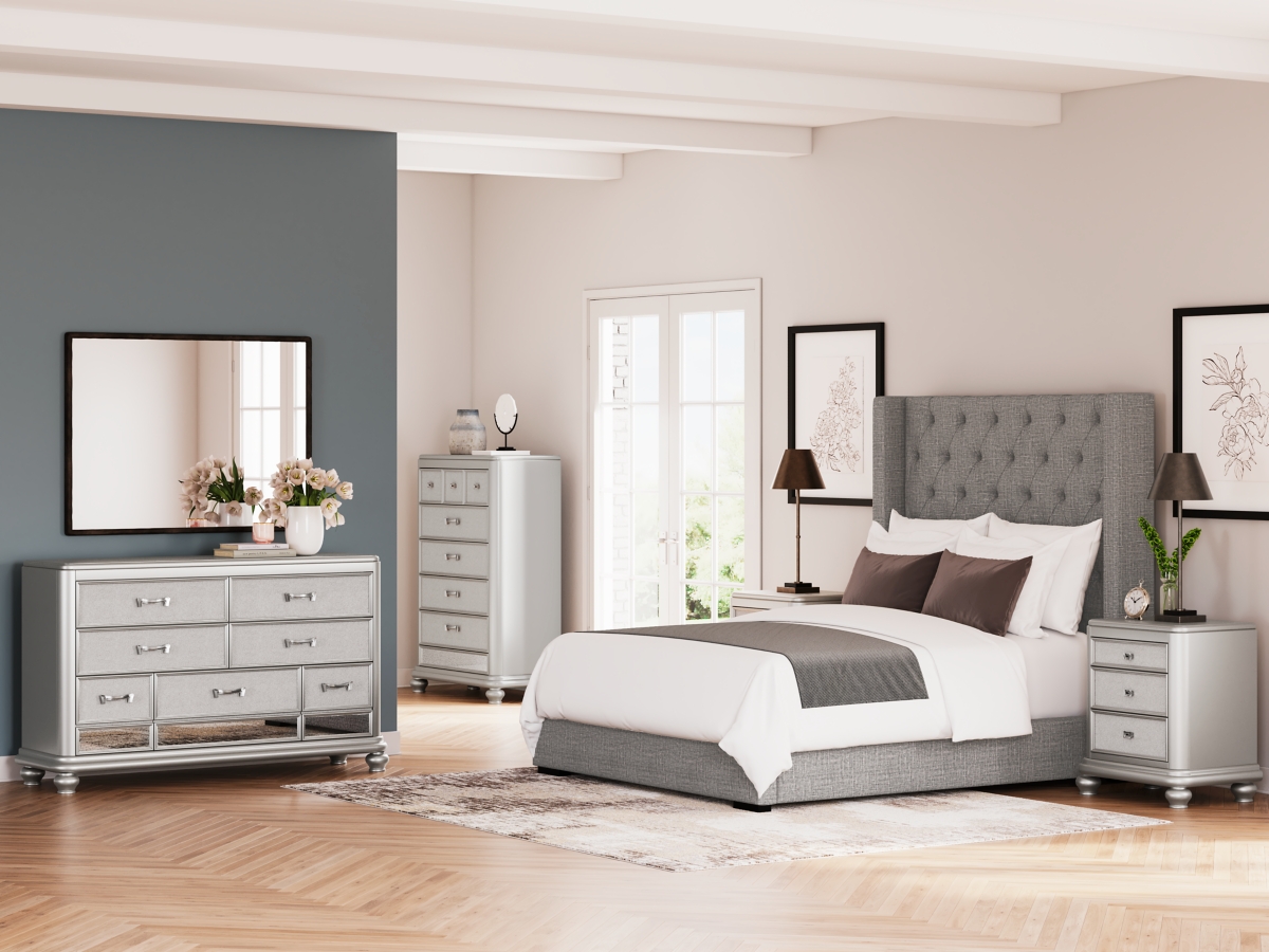 Sorinella king upholstered bed with storage store
