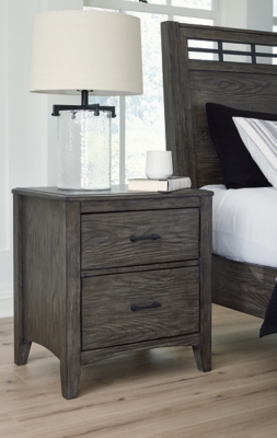 Click here for Montillan 24 2 Drawer Charging Nightstand  Grayish... prices