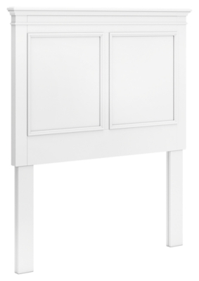 Click here for Fortman Twin Panel Headboard  White prices
