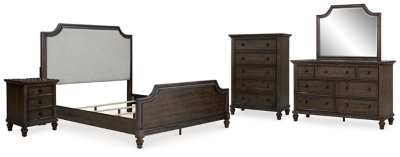 Click here for Veramond California King Upholstered Panel Bed wit... prices