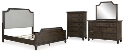 Click here for Veramond California King Upholstered Panel Bed wit... prices