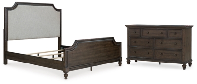 Click here for Veramond California King Upholstered Panel Bed wit... prices