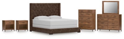 Click here for Steenlage King Upholstered Bed with Mirrored Dress... prices
