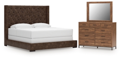 Click here for Steenlage King Upholstered Bed with Mirrored Dress... prices