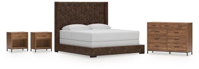 Click here for Steenlage King Upholstered Bed with Dresser and 2... prices