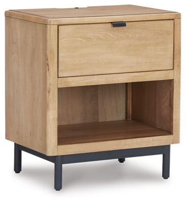 Freslowe 24" 1 Drawer Charging Nightstand | Ashley