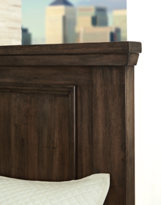 Johurst queen panel bed with 4 storage drawers store