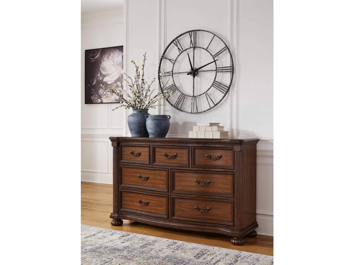 Cherry wood dresser ashley furniture store