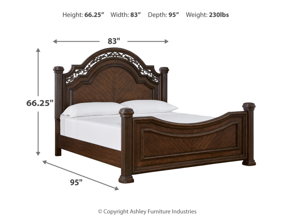 Lavinton King Poster Bed Ashley