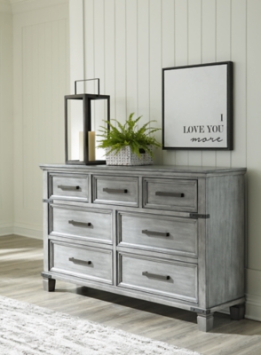 Click here for Russelyn 7 Drawer Dresser  Gray prices