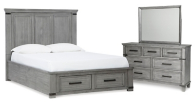 Click here for Russelyn Queen Storage Bed with Mirrored Dresser... prices