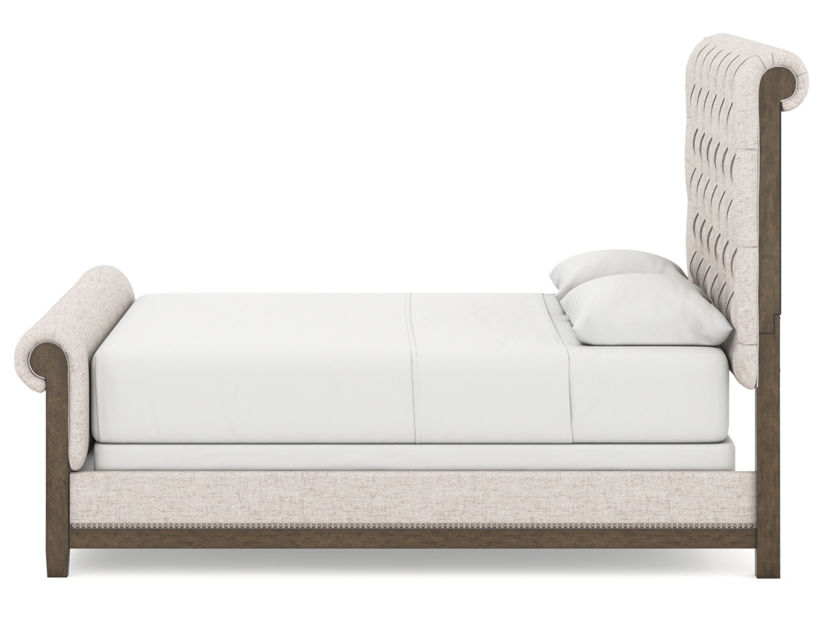 Hillcott Queen Upholstered Bed with Dresser and Nightstand Ashley