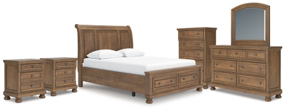Click here for Vandenmore Queen Storage Sleigh Bed with Mirrored... prices