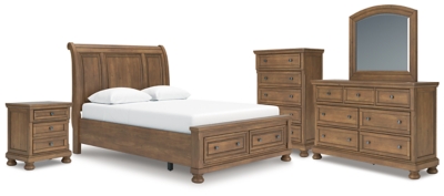 Click here for Vandenmore Queen Storage Sleigh Bed with Mirrored... prices