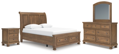 Click here for Vandenmore Queen Storage Sleigh Bed with Mirrored... prices