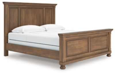 Click here for Vandenmore King Panel Bed  Medium Brown prices