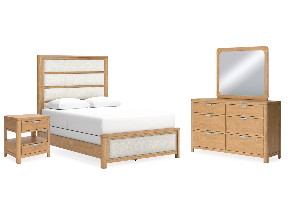 Hillcott queen upholstered bed store