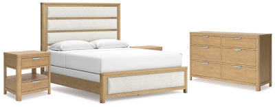Click here for Rencott California King Upholstered Bed with Dress... prices