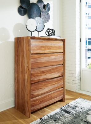 Click here for Dressonni 5 Drawer Chest of Drawers  Brown prices